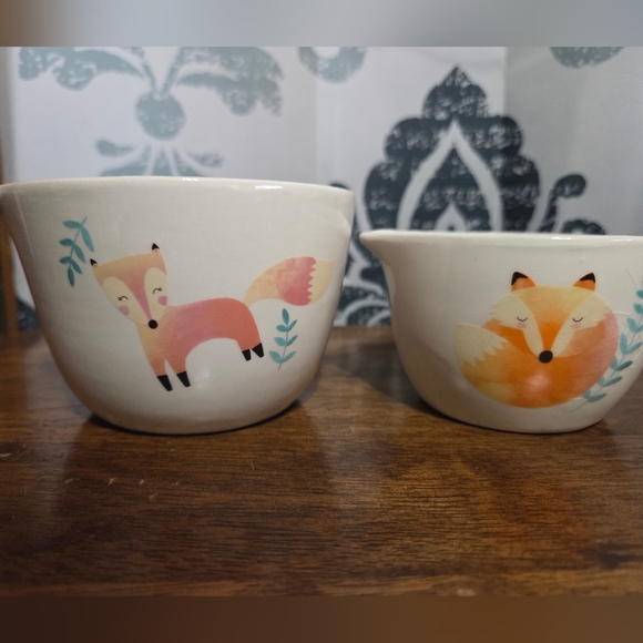 unbranded | Kitchen | Cute Fox Ceramic Measuring Cup Set Cup 12 Cup ...